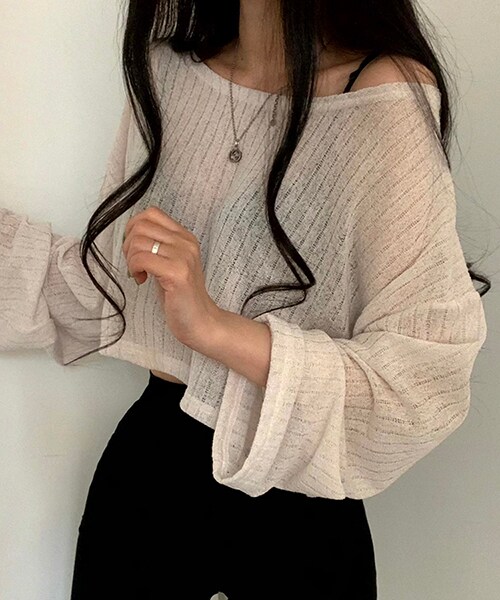 DHOLIC（ディーホリック）の「シースルーTシャツ（Tシャツ/カットソー）」 - WEAR