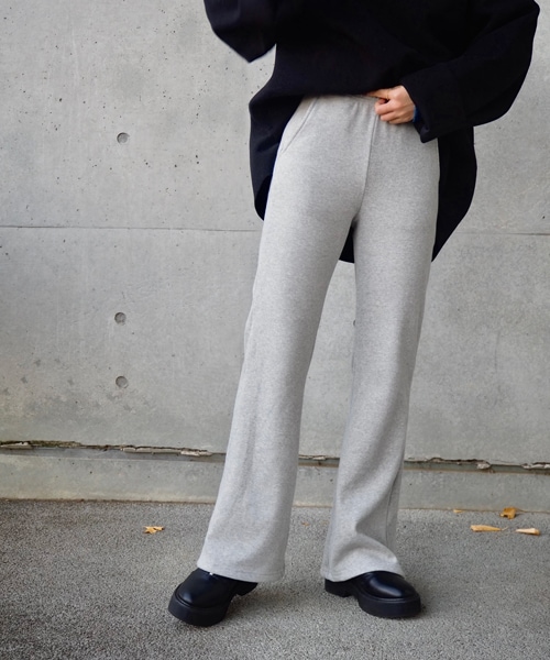 LAULEN（ローレン）の「fleece lining rib pants（その他パンツ）」 - WEAR