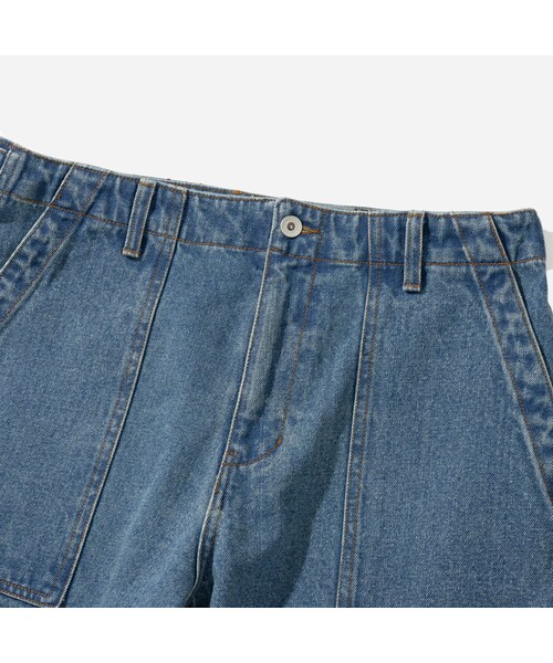 UNIFORM BRIDGE（ユニフォームブリッジ）の「OG WIDE DENIM FATIGUE PANT - INDIGO WASHED ...