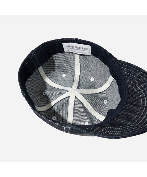 UNIFORM BRIDGE（ユニフォームブリッジ）の「DENIM TWILL CAP - DEEP INDIGO - the great ...
