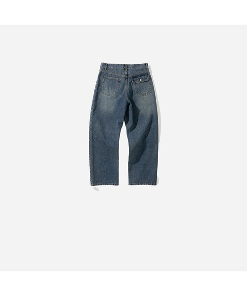 UNIFORM BRIDGE（ユニフォームブリッジ）の「PIN TUCK LOOSE FIT JEANS - INDIGO WASHED ...
