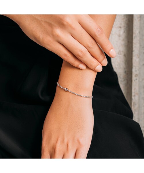 By Invite Only（バイインバイトオンリー）の「Rose Gold Blanca Tennis Bracelet（）」 - WEAR