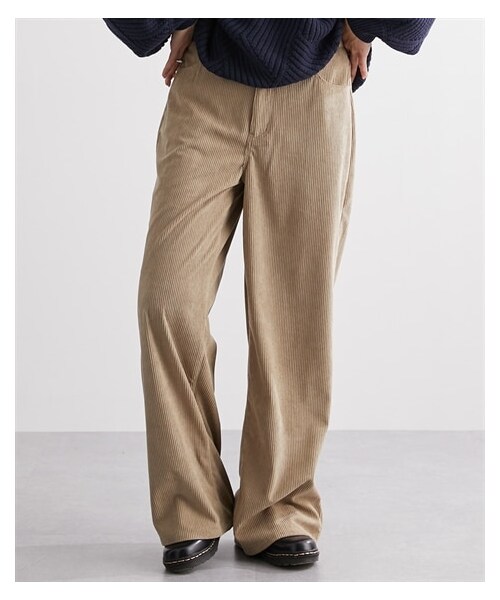 nissen（ニッセン）の「コーデュロイ素材 超ワイドパンツ [Soiunique]（）」 - WEAR