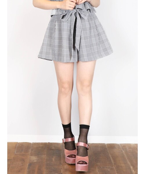 dazzlin（ダズリン）の「【S】ウエストリボンショートパンツ（その他パンツ）」 - WEAR
