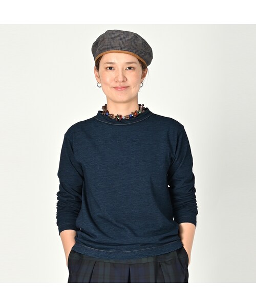45R（フォーティファイブアール）の「天竺の90845星Tシャツ（インディゴ）（）」 - WEAR