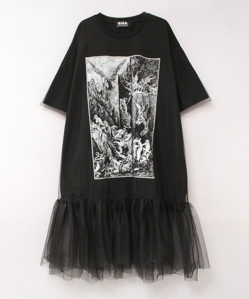 RNA（アールエヌエー）の「M2301 チュールワンピレイヤードBIG T（）」 - WEAR
