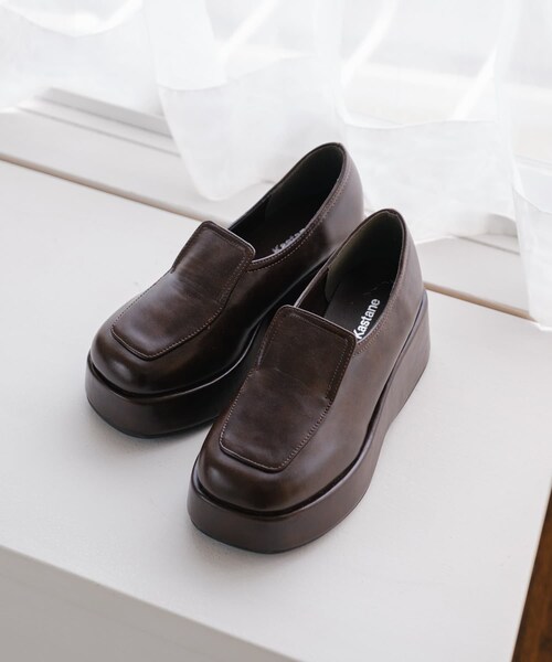 Kastane（カスタネ）の「【2024AWカタログ掲載】スクエアローファー（）」 - WEAR