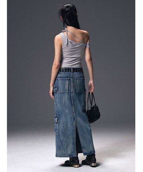 ALAND（エーランド）の「NOT4NERD／カーゴデニム ロングスカート（）」 - WEAR