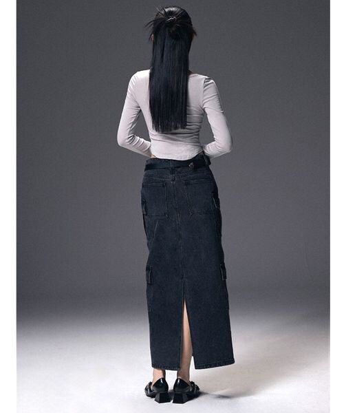 ALAND（エーランド）の「NOT4NERD／カーゴデニム ロングスカート（）」 - WEAR