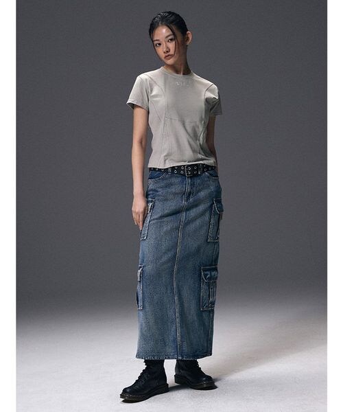 ALAND（エーランド）の「NOT4NERD／カーゴデニム ロングスカート（）」 - WEAR