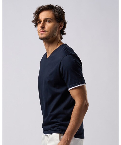 wjk（ダヴルジェイケイ）の「cool touch V-neck S/S（）」 - WEAR