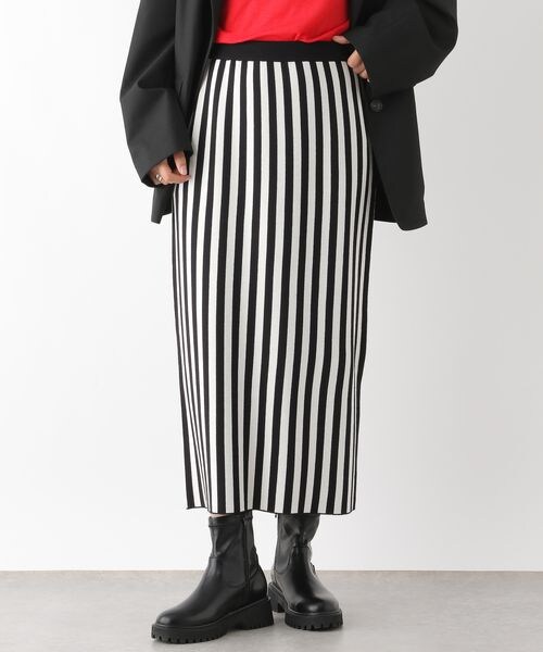 LEPSIM（レプシィム）の「12ゲージストライプニットスカート（）」 - WEAR