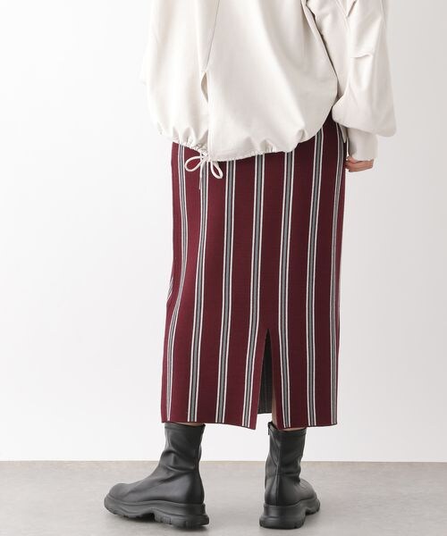 LEPSIM（レプシィム）の「12ゲージストライプニットスカート（）」 - WEAR