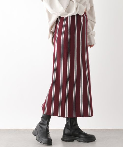 LEPSIM（レプシィム）の「12ゲージストライプニットスカート（）」 - WEAR