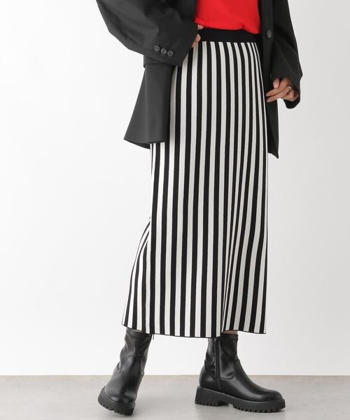 LEPSIM（レプシィム）の「12ゲージストライプニットスカート（）」 - WEAR