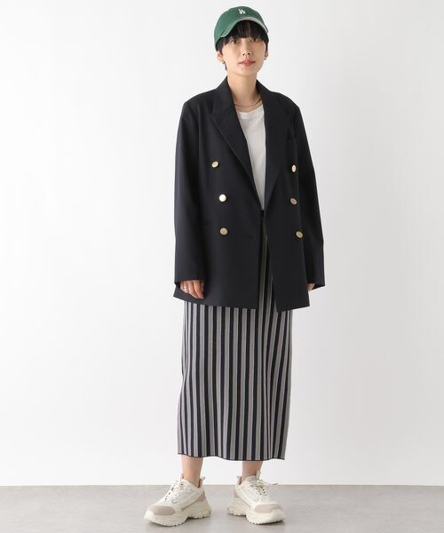 LEPSIM（レプシィム）の「12ゲージストライプニットスカート（）」 - WEAR