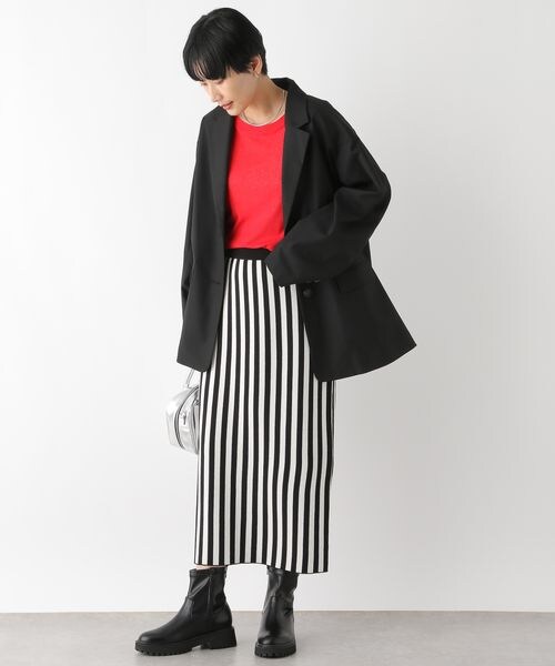 LEPSIM（レプシィム）の「12ゲージストライプニットスカート（）」 - WEAR