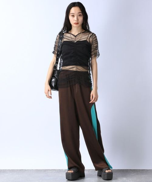 JEANASIS（ジーナシス）の「チュールギャザーTEE SS（）」 - WEAR