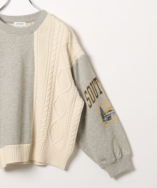 LEPSIM（レプシィム）の「5ゲージリメイクロゴプルオーバー（）」 - WEAR