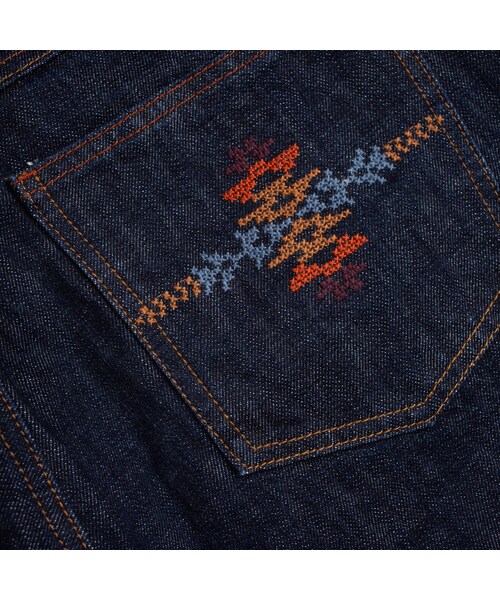 PENDLETON（ペンドルトン）の「NEEDLEWORK SELVEDGE STRAIGHT CUT DENIM JEANS ...