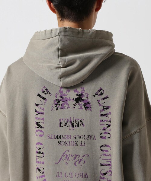 B'2nd（ビーセカンド）の「LUSOR（ルーソル）PIGMENT SWEAT HOODIE EMBLEM（）」 - WEAR