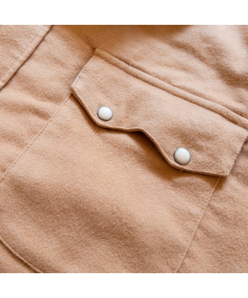 WYTHE（ワイス）の「MOLESKIN PEARLSNAP SHIRT - NECTAR - THE GREAT DIVIDE（）」 - WEAR