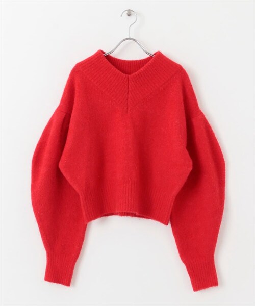 KBF（ケイビーエフ）の「V領立體感針織衫（）」 - WEAR