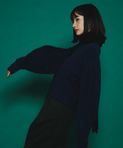 KBF（ケイビーエフ）の「V領立體感針織衫（）」 - WEAR