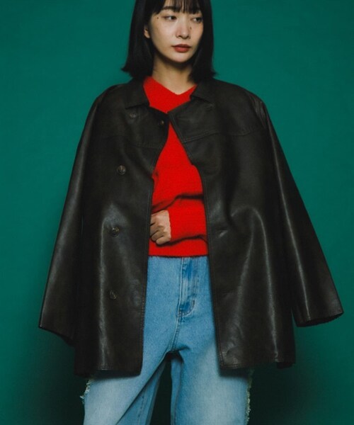 KBF（ケイビーエフ）の「V領立體感針織衫（）」 - WEAR