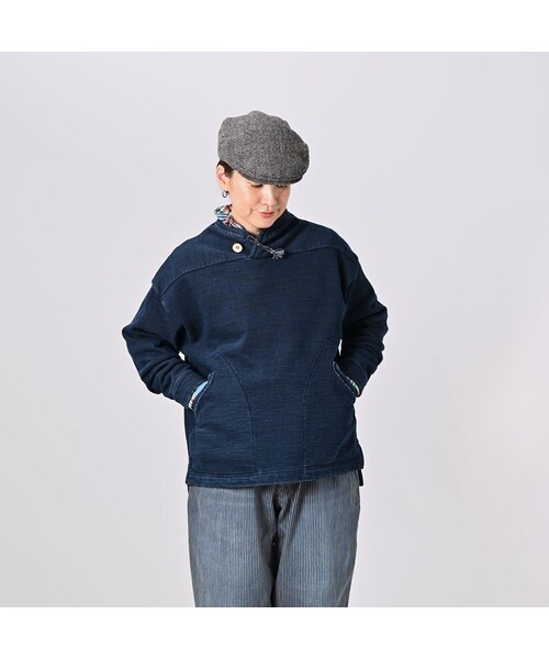 45R（フォーティファイブアール）の「裏毛の908アウタースウェット（インディゴ）（）」 - WEAR