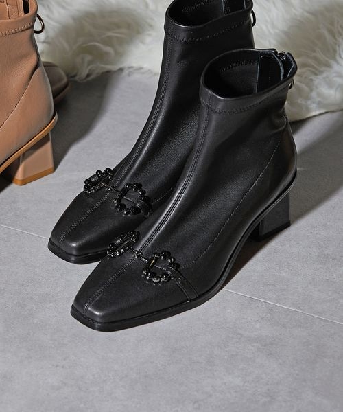 NICAL（ニカル）の「パールビットモチーフストレッチブーツ / 534404（）」 - WEAR