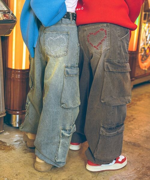 PAGEBOY（ページボーイ）の「バックハートロゴデニム（）」 - WEAR