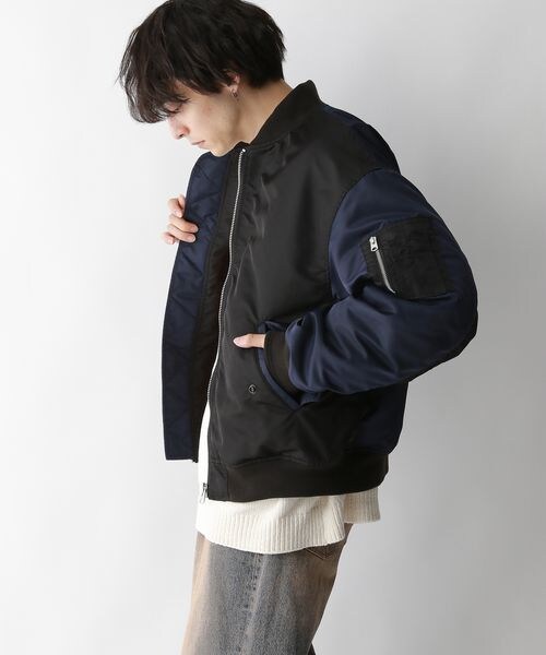 RAGEBLUE（レイジブルー）の「ミリタリーMA-1ショートブルゾン（）」 - WEAR