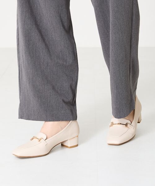 ORiental TRaffic（オリエンタルトラフィック）の「メタリックラインビットヒールローファー/42301（）」 - WEAR