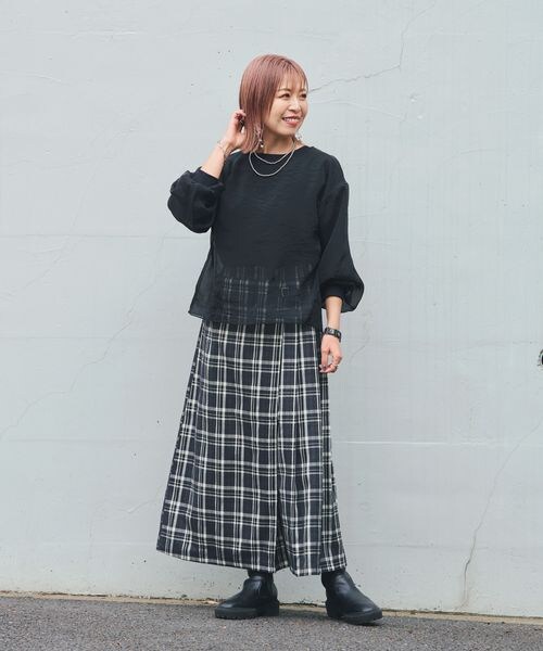 GLOBAL WORK（グローバルワーク）の「低身長Chiakiさんプロデュース/レイヤードスウエット/EiiS/133757（）」 - WEAR