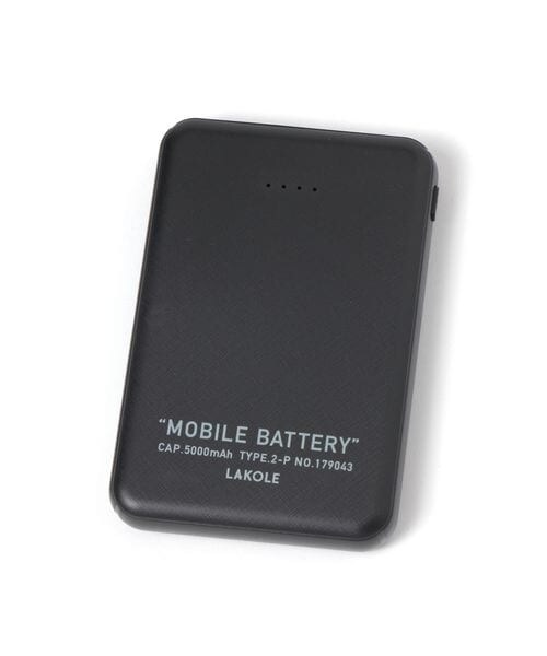 LAKOLE（ラコレ）の「5000mAh薄型モバイルバッテリー（）」 - WEAR