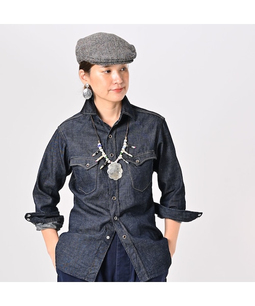45R（フォーティファイブアール）の「45プチデニムの908イースタンシャツ（濃）（）」 - WEAR