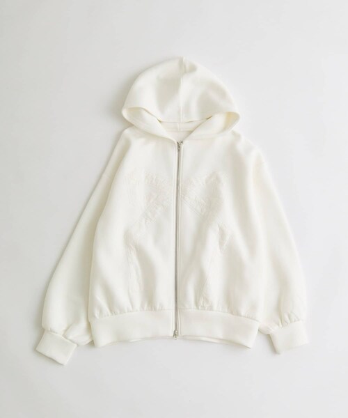 OLIVE des OLIVE（オリーブデオリーブ）の「リボンレースZIPパーカー（）」 - WEAR