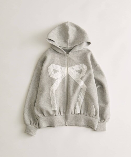 OLIVE des OLIVE（オリーブデオリーブ）の「リボンレースZIPパーカー（）」 - WEAR