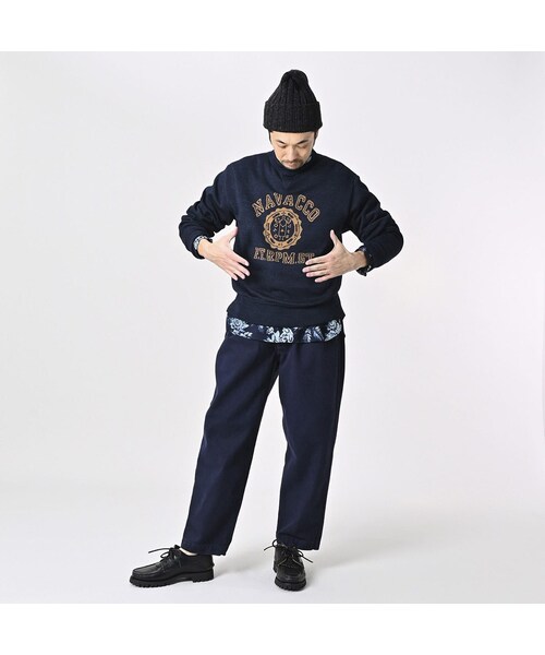45R（フォーティファイブアール）の「スムースの908カレッジニットソー（インディゴ）（）」 - WEAR