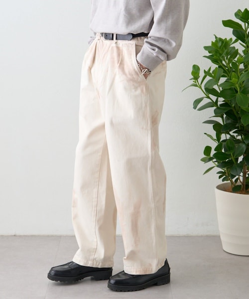 CIAOPANIC TYPY（チャオパニックティピー）の「【ainode】oku 2タックベルトワイドパンツ（デニムパンツ）」 - WEAR
