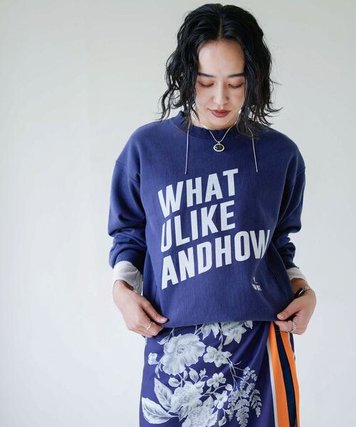 JEANASIS（ジーナシス）の「Logo Sweat Pullover（）」 - WEAR