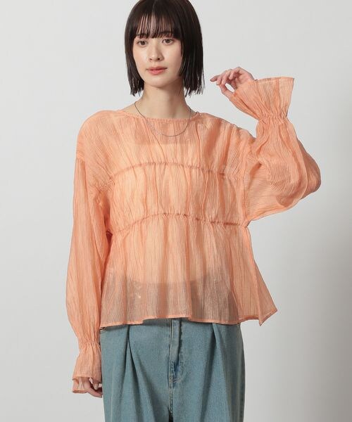 LAKOLE（ラコレ）の「2WAYシアーギャザーブラウス（）」 - WEAR