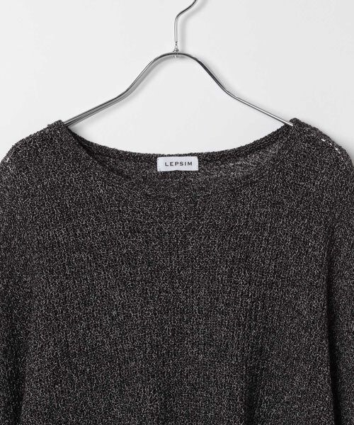 LEPSIM（レプシィム）の「5ゲージメッシュドルマンプルオーバー（）」 - WEAR