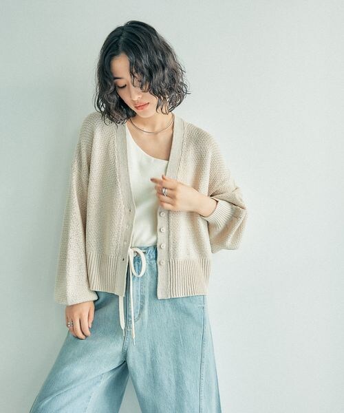 LEPSIM（レプシィム）の「5ゲージカノコライクVネックカーディガン（）」 - WEAR