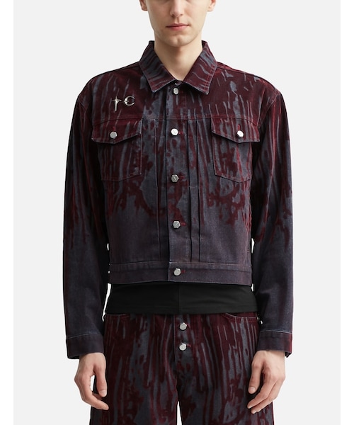 Thug Club（サグクラブ）の「Blood Lazered Denim Jacket（）」 - WEAR