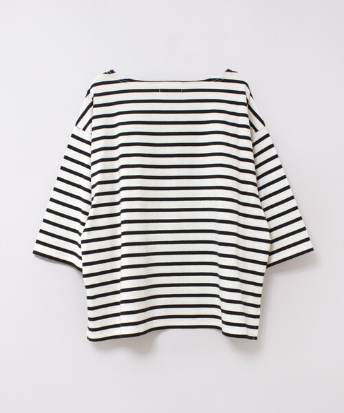 RNA-N（アールエヌエーエヌ）の「M2431 コットンボーダーハーフスリーブバスクT（）」 - WEAR
