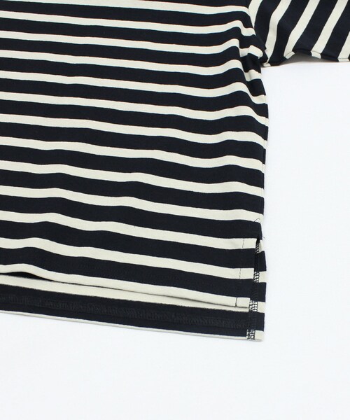RNA-N（アールエヌエーエヌ）の「M2431 コットンボーダーハーフスリーブバスクT（）」 - WEAR