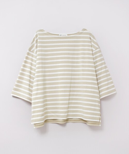 RNA-N（アールエヌエーエヌ）の「M2431 コットンボーダーハーフスリーブバスクT（）」 - WEAR