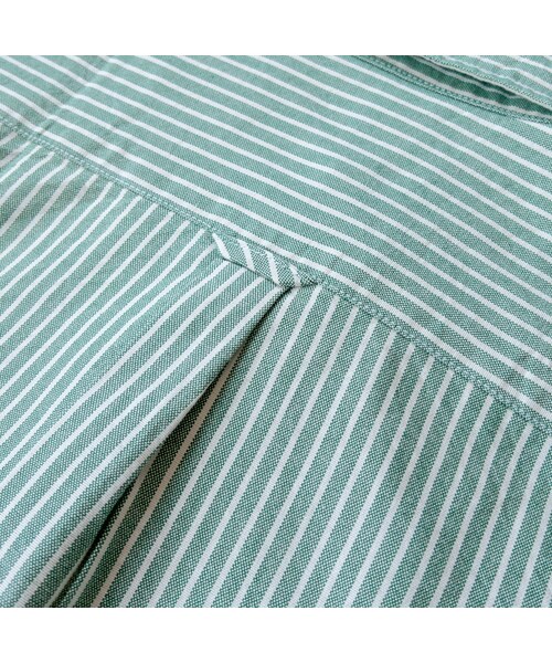 WYTHE（ワイス）の「OXFORD CLOTH SHIRT - EVERGREEN STRIPE - THE GREAT DIVIDE ...